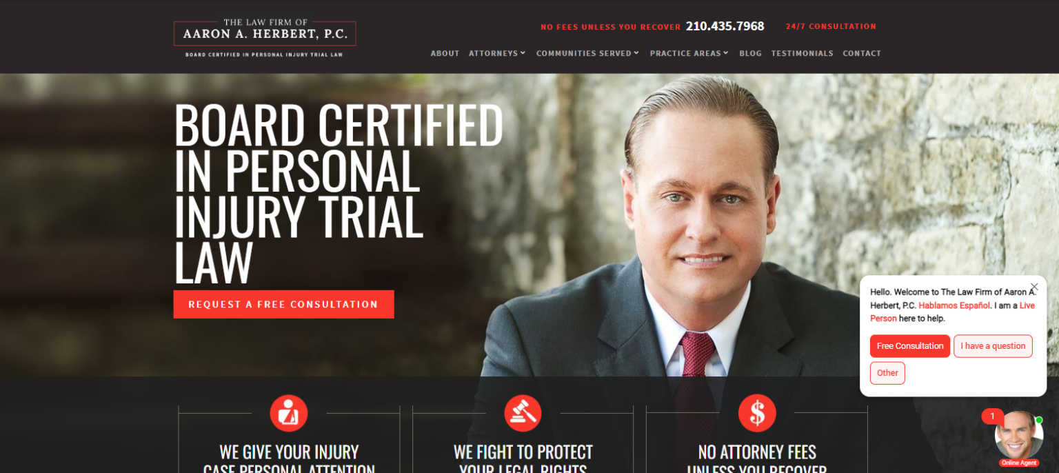 Injury Attorney of Texas | Mach 1 Design